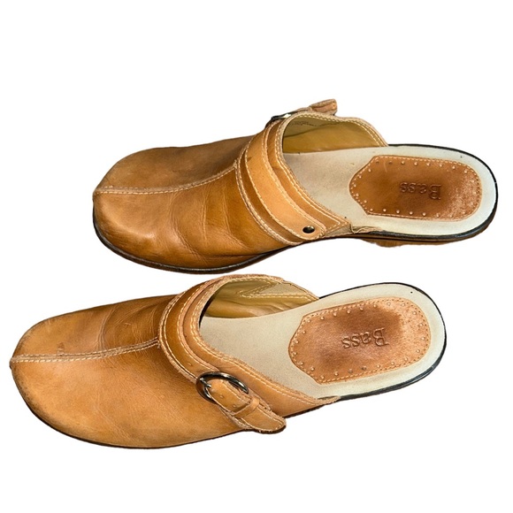 Bass | Shoes | Bass Clogs Leona Leather Clogsmules | Poshmark